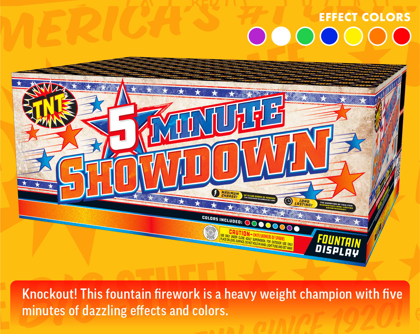 Fountain Fireworks Tnt